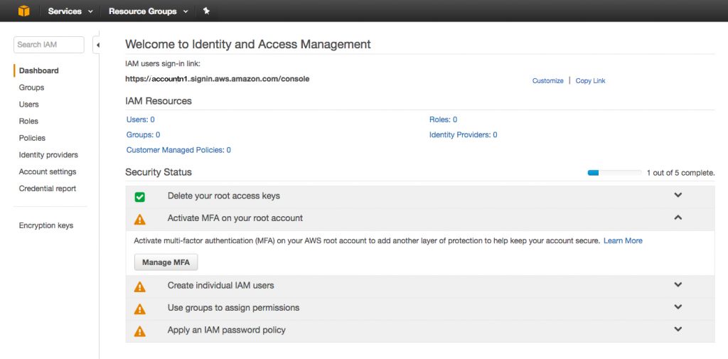 Adding Multi Factor Authentication Mfa On Your Aws Root Account Conor Ryan